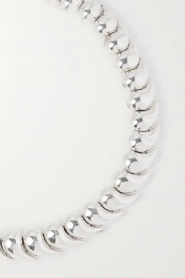 Bottega Veneta Tear Drop Link Necklace