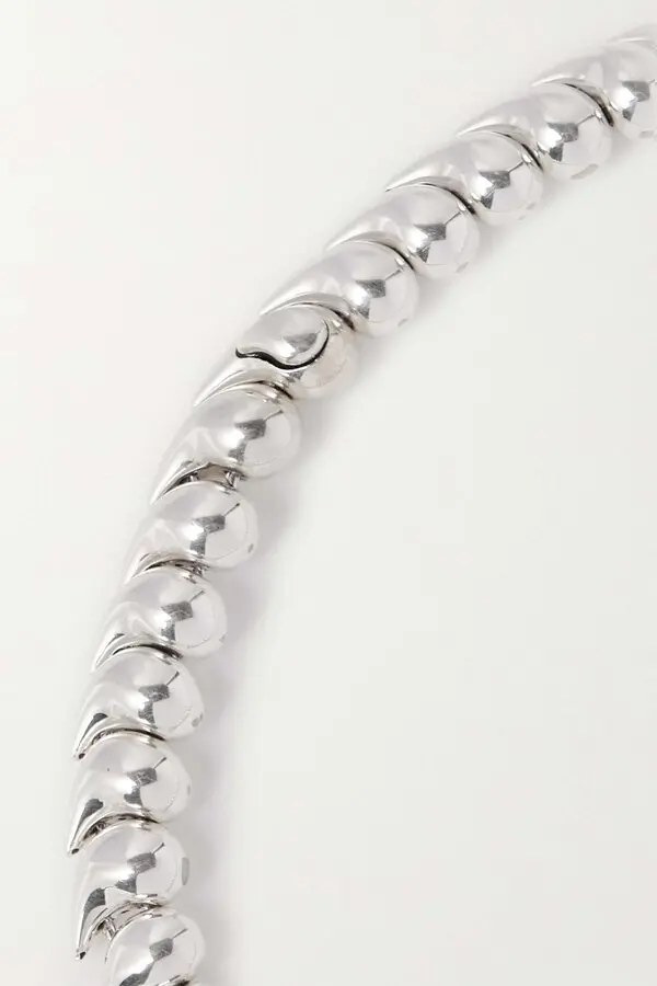 Bottega Veneta Tear Drop Link Necklace