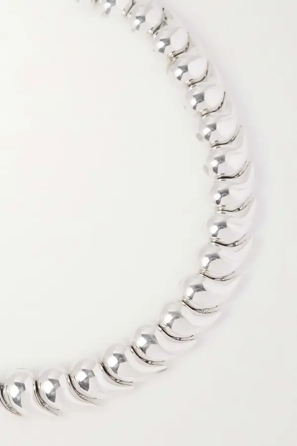 Bottega Veneta Tear Drop Link Necklace