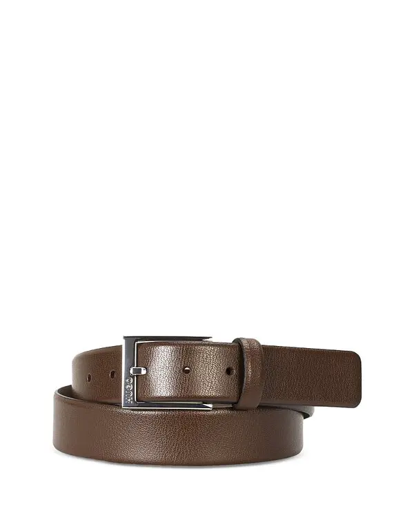 BOSS Gellot_sz35 Leather Belt - Dark Brown