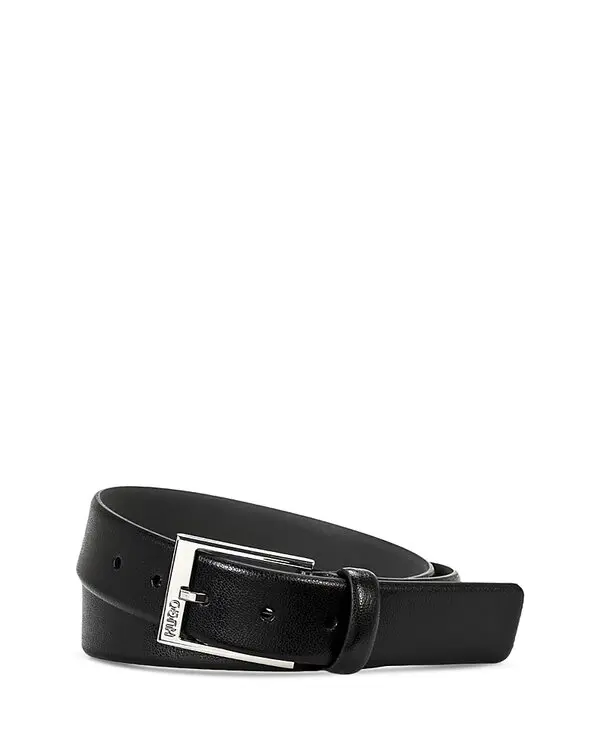 BOSS Gellot Leather Belt - Black