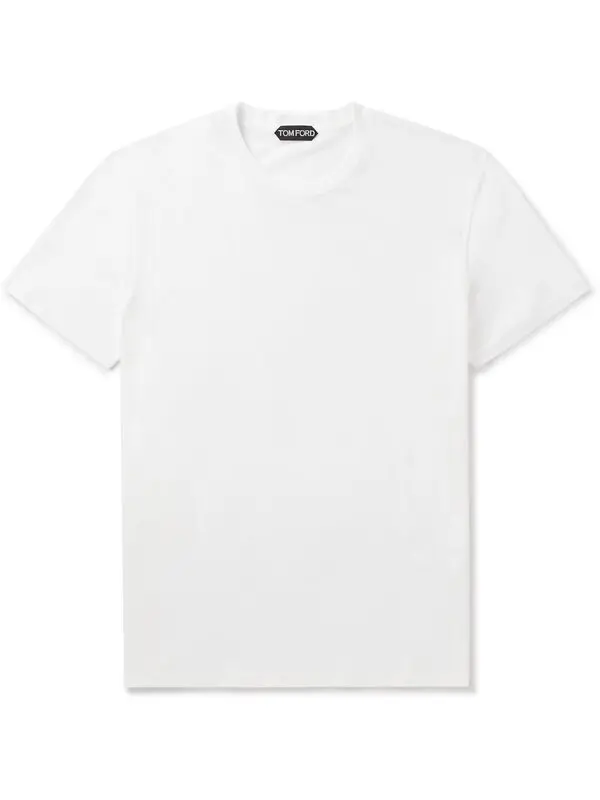 TOM FORD Slim-fit Cotton-blend Jersey T-shirt