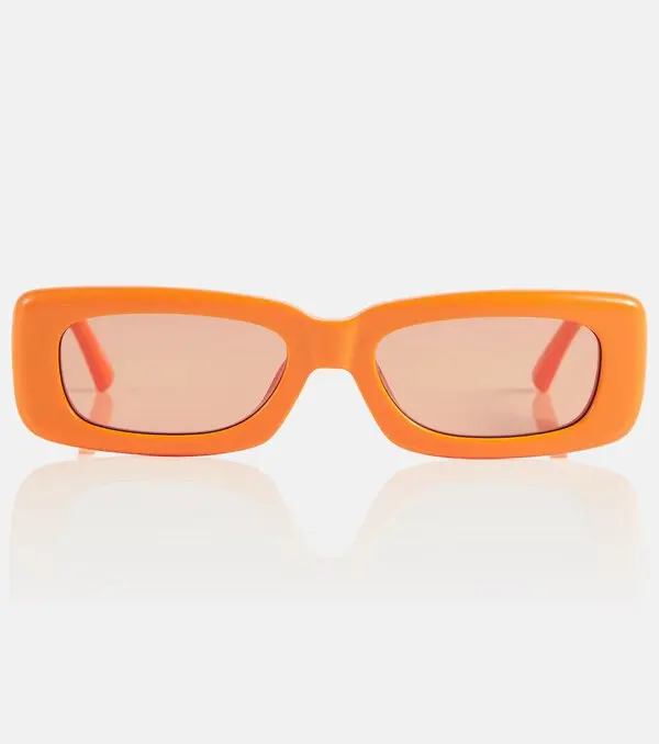 Attico X Linda Farrow Marfa Mini Sunglasses - Orange