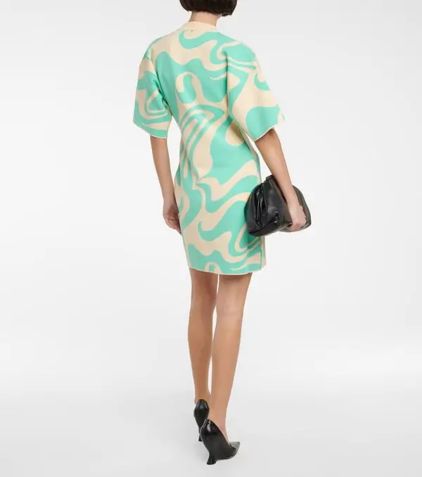 Sportmax Ornati Jacquard Mini Dress