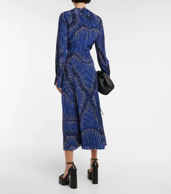 Altuzarra Mila Silk Midi Dress