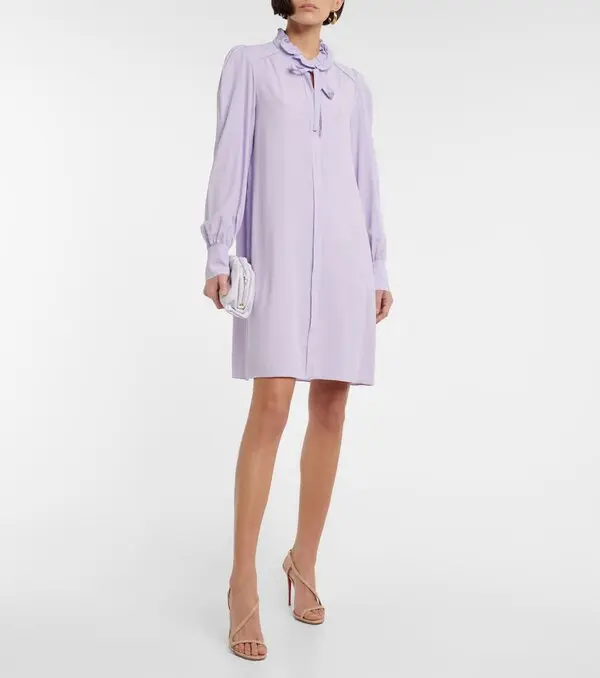 Dorothee Schumacher Tie-neck Minidress
