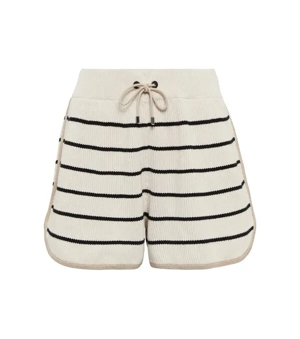 Brunello Cucinelli Striped Cotton Shorts