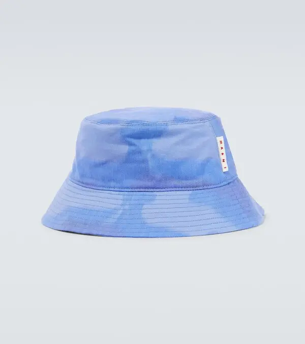 Marni Tie-dye Bucket Hat - Blue