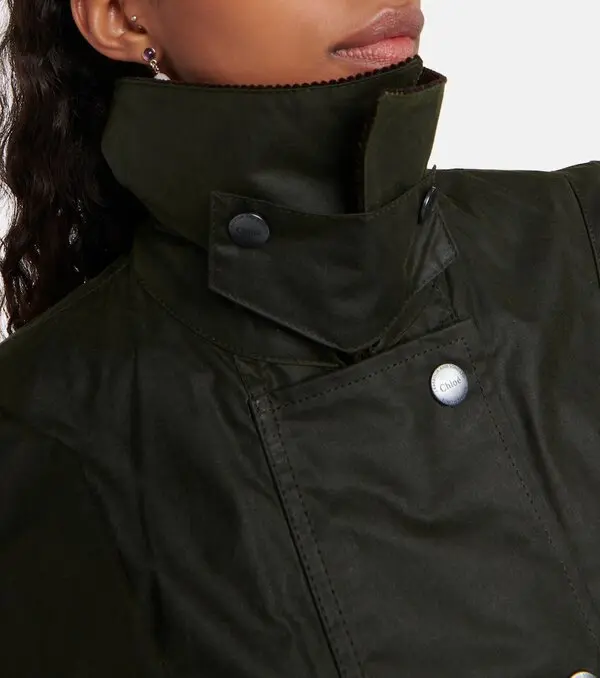 Chloé X Barbour Dustyn Jacket In Green - 30% Off | Editorialist