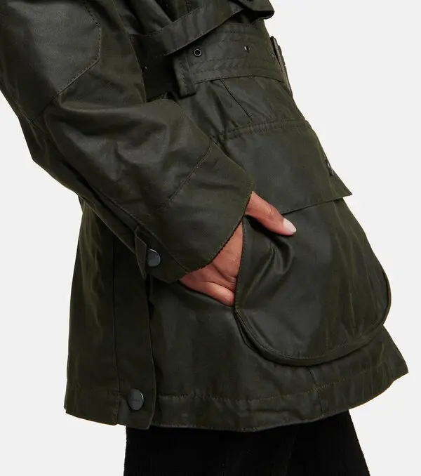 Chloé X Barbour Dustyn Jacket In Green - 30% Off | Editorialist