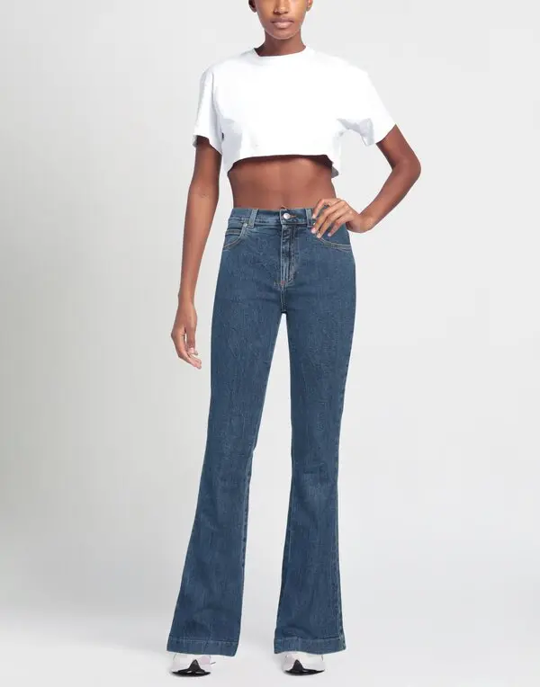 Alexander McQueen Flared Jeans With Logo