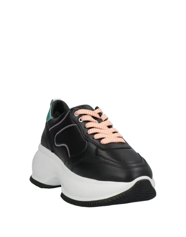 Hogan Leather Chunky Sneakers