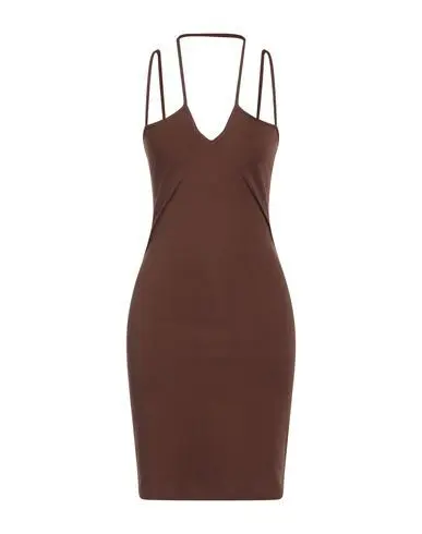 NA-KD Mini Bodycon Dress - Brown
