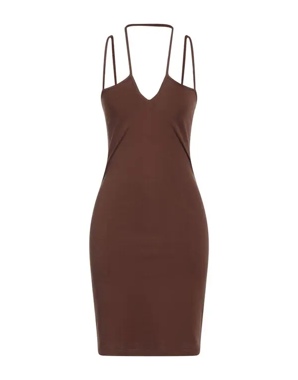 NA-KD Mini Bodycon Dress - Brown