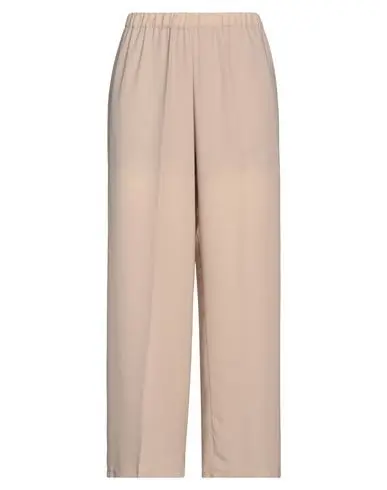 BOUTIQUE DE LA FEMME Wide Leg Pants - Beige