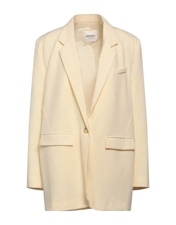 OTTOD'AME Single-breasted Blazer - Sand