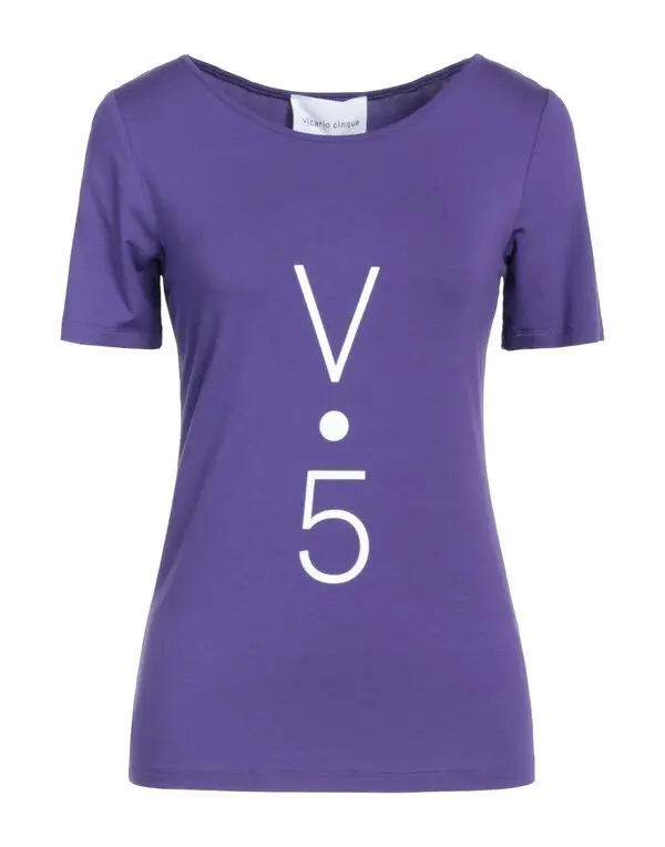 VICARIO CINQUE Logo-print T-shirt - Purple