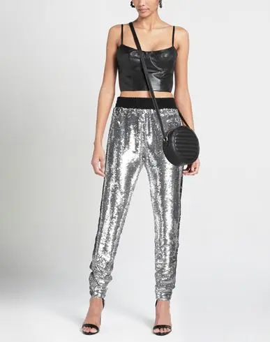 CHIARA FERRAGNI Tapered Pants - Silver