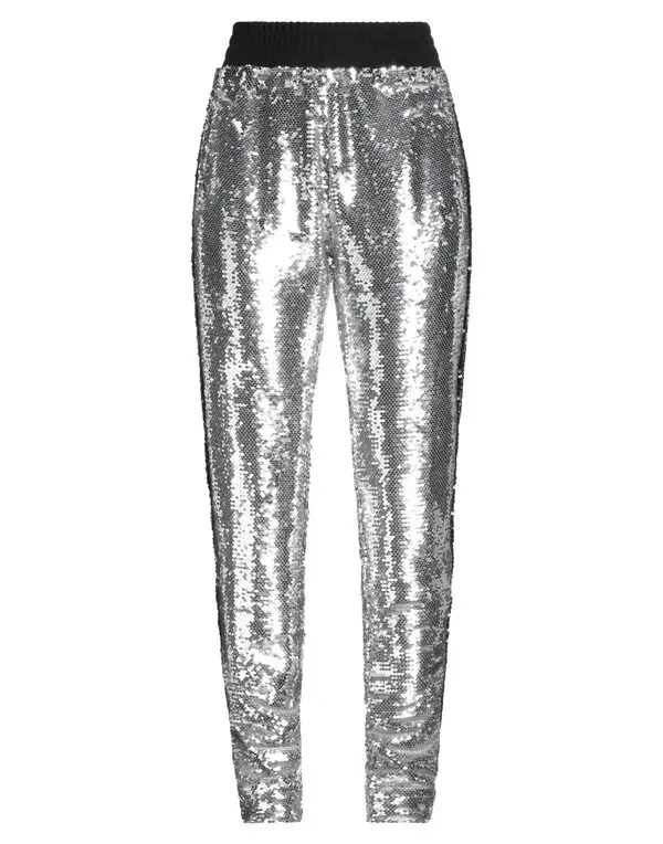 CHIARA FERRAGNI Tapered Pants - Silver