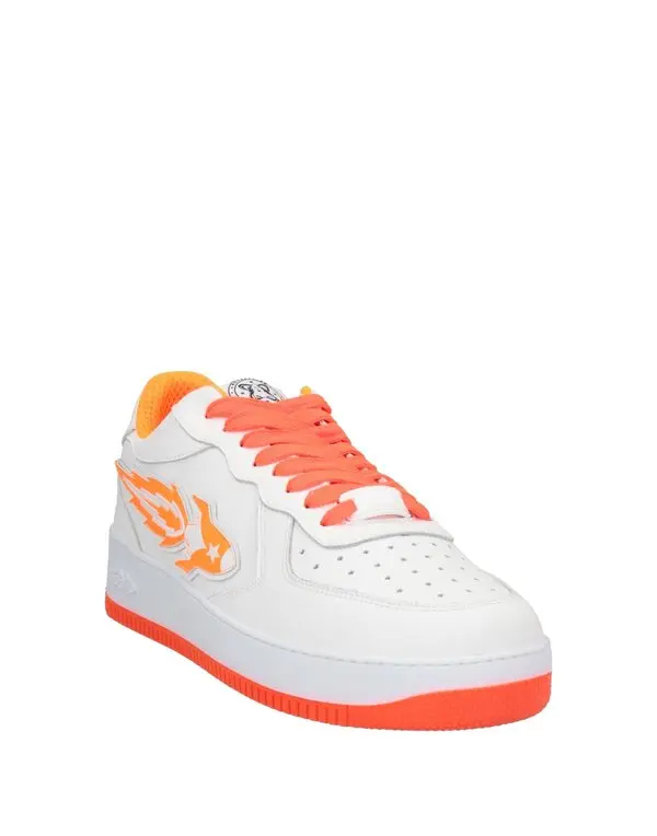 ENTERPRISE JAPAN Low-top Calfskin Sneakers - Orange