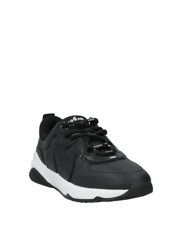 Hogan Leather Sneakers - Black