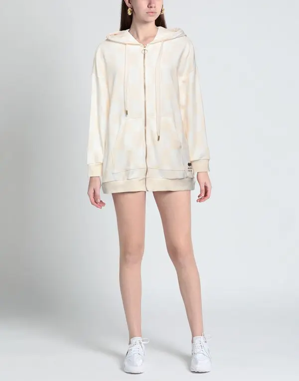 OOF WEAR Two-tone Checked Cotton French Terry Zip-up Hoodie