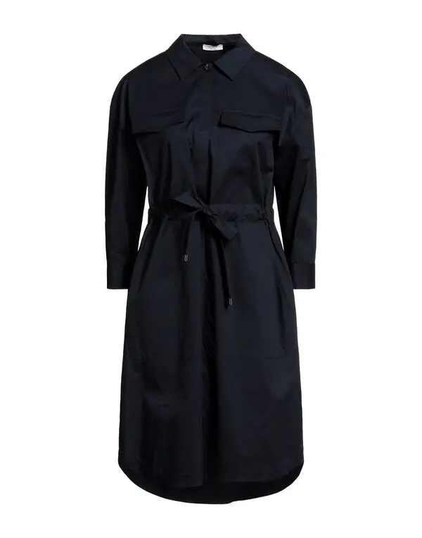 Peserico Midi Shirt Dress - Blue