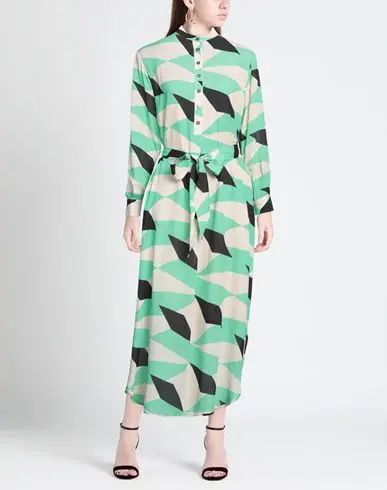 OTTOD'AME Maxi Shirt Dress - Light Green