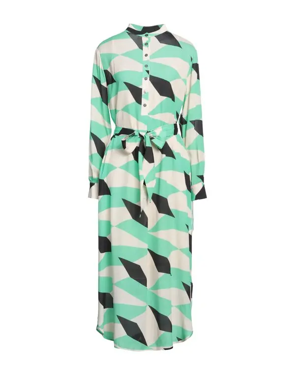 OTTOD'AME Maxi Shirt Dress - Light Green