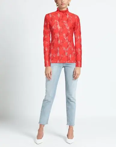 MSGM Lace Top - Red
