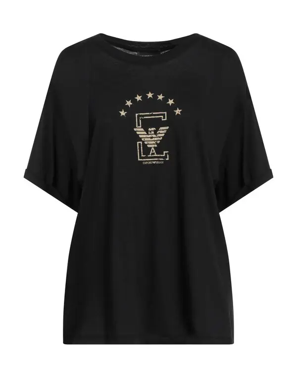 Emporio Armani Printed T-shirt - Black