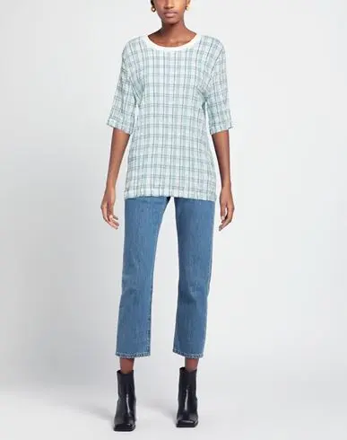 KATIA GIANNINI Woven Tartan Top
