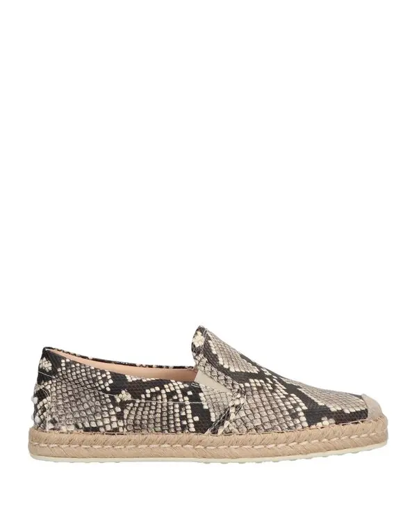 TOD'S Snakeskin Espadrilles - Brown