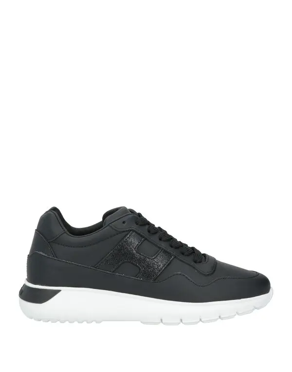 Hogan Leather Low-top Sneakers - Black