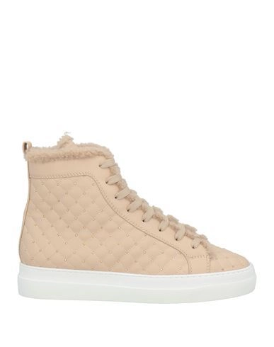 LE SILLA Sneakers Size Soft Leather, Shearling - Beige