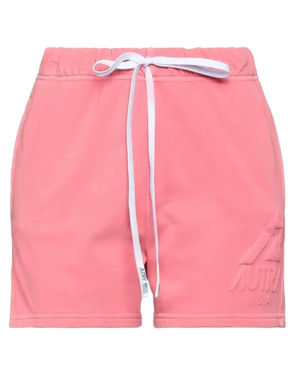 AUTRY Cotton Blend Bermuda Shorts - Pink