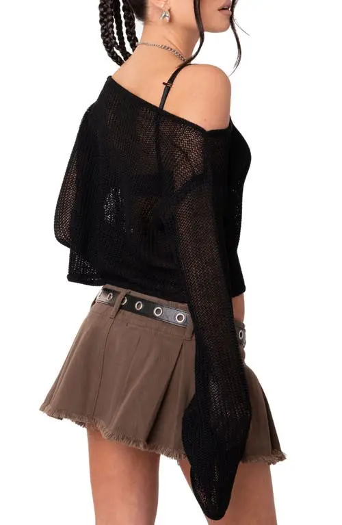 EDIKTED Emmie Off-the-shoulder Sweater