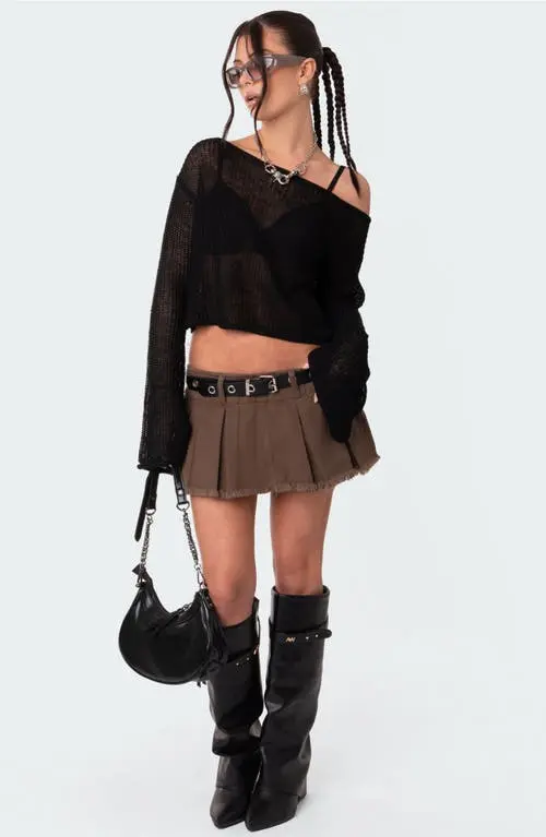 EDIKTED Emmie Off-the-shoulder Sweater