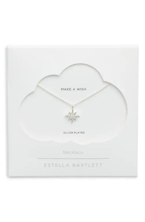Estée Lauder North Star Pendant Necklace - Silver