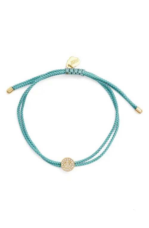 Estée Lauder Pavé Smiley Face Slider Bracelet