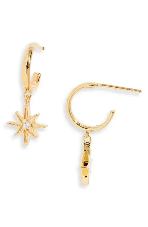 Estée Lauder North Star Huggie Hoop Earrings - Gold
