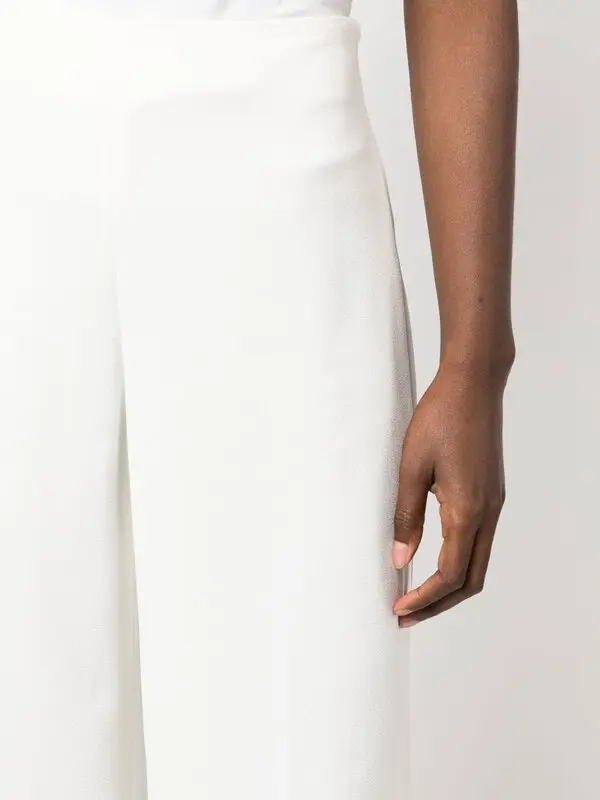 Stella McCartney High-waisted Flared Trousers - White
