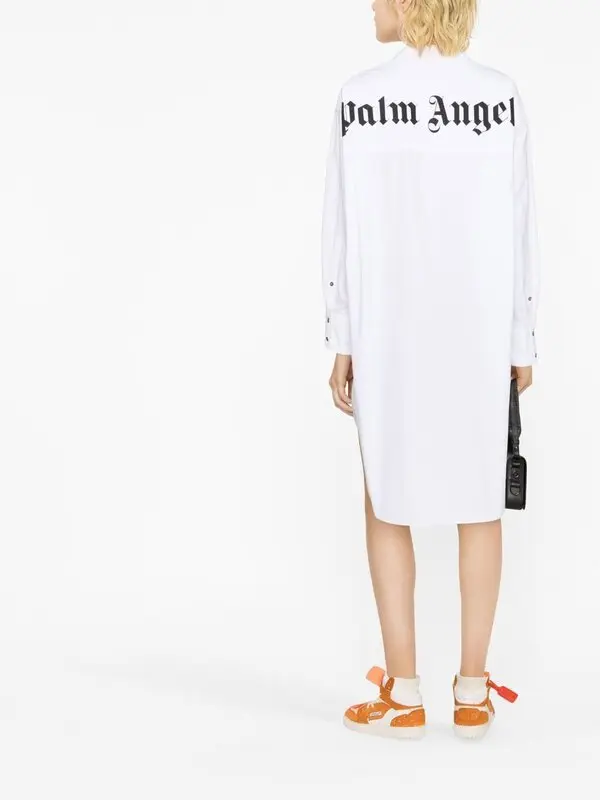 Palm Angels Button-up Shirt Dress
