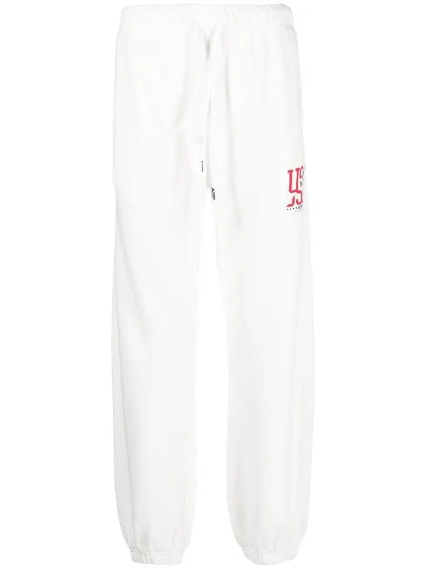 AUTRY Logo-print Drawstring Track Pants - White