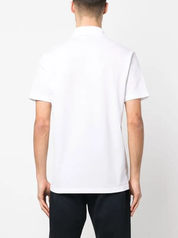 Versace Medusa Embroidered Polo Shirt - White