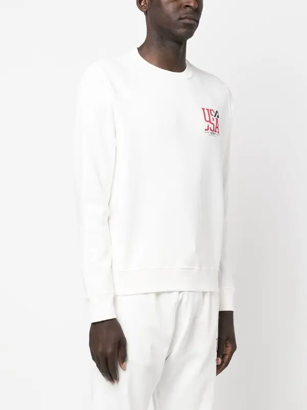 AUTRY Cotton Logo Print Sweatshirt