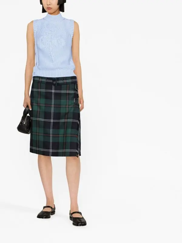 Cecilie Bahnsen Irina Floral Knitted Vest