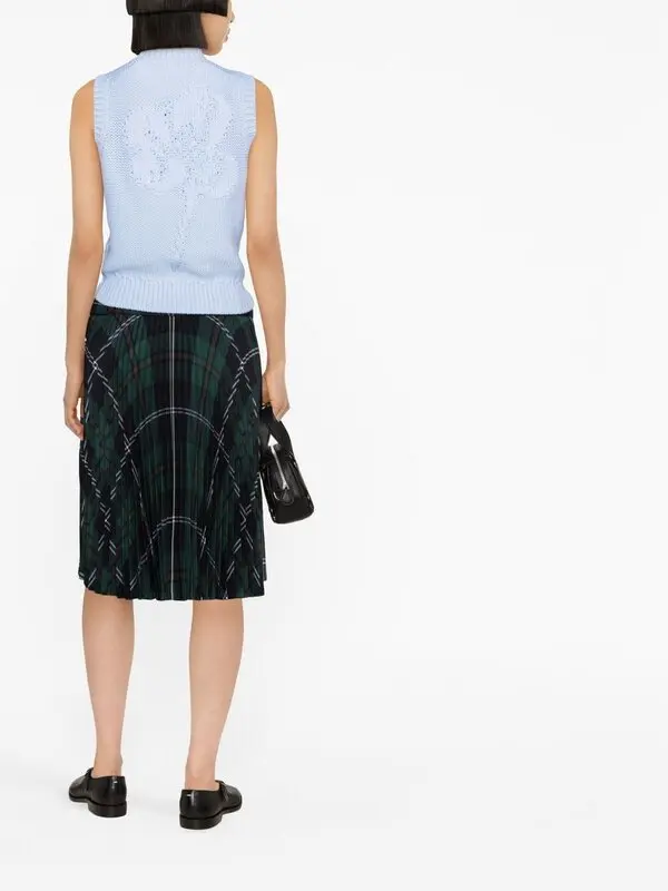 Cecilie Bahnsen Irina Floral Knitted Vest