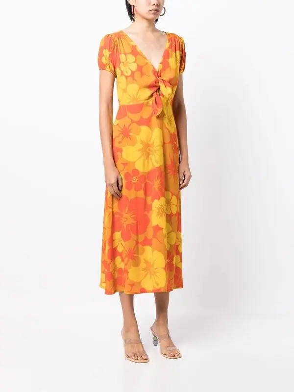 Faithfull The Brand Mailee Floral-print Midi Dress