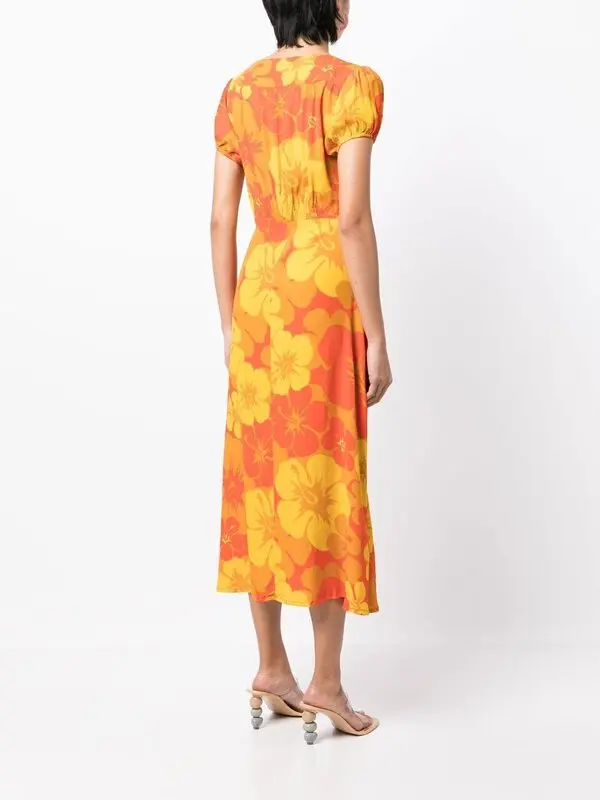 Faithfull The Brand Mailee Floral-print Midi Dress